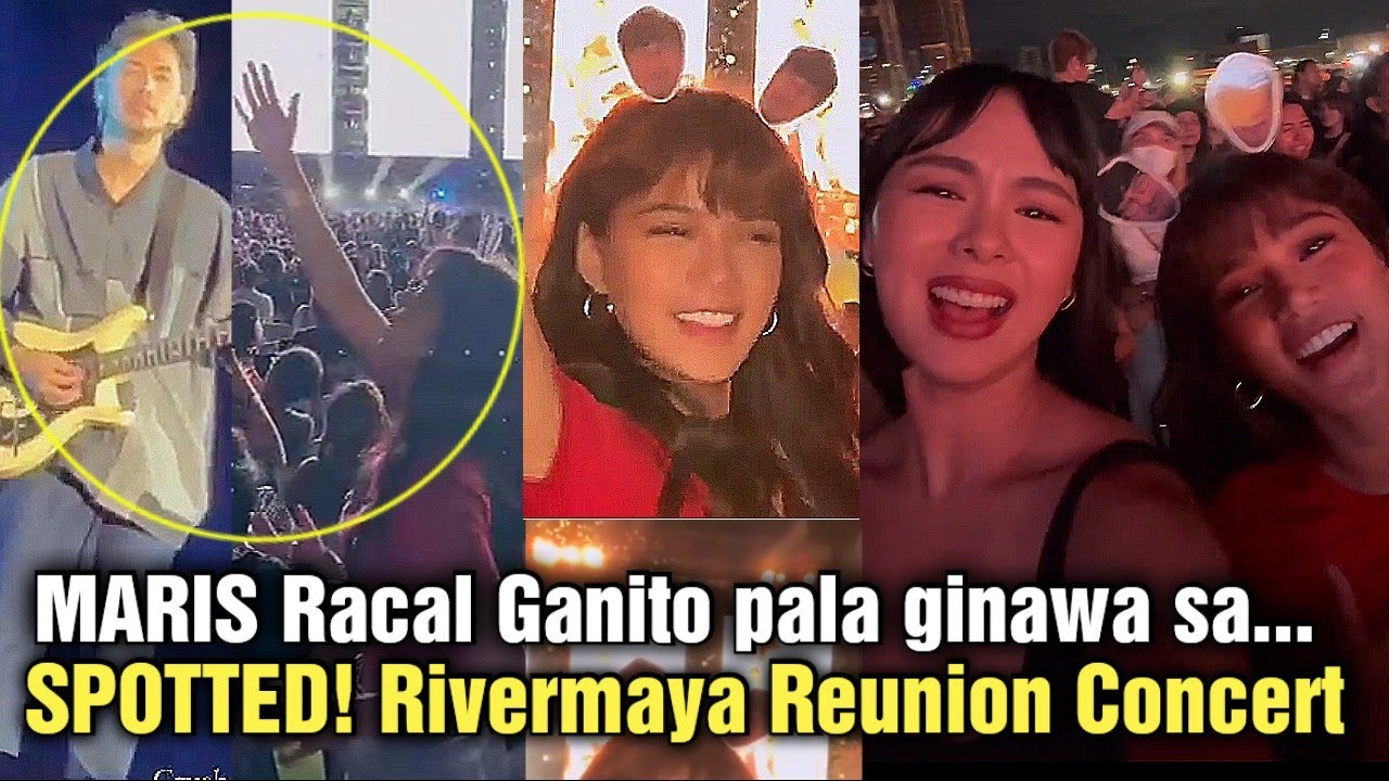 Spotted Maris Racal Ganito pala ang ginawa sa Concert ng Rivermaya ...