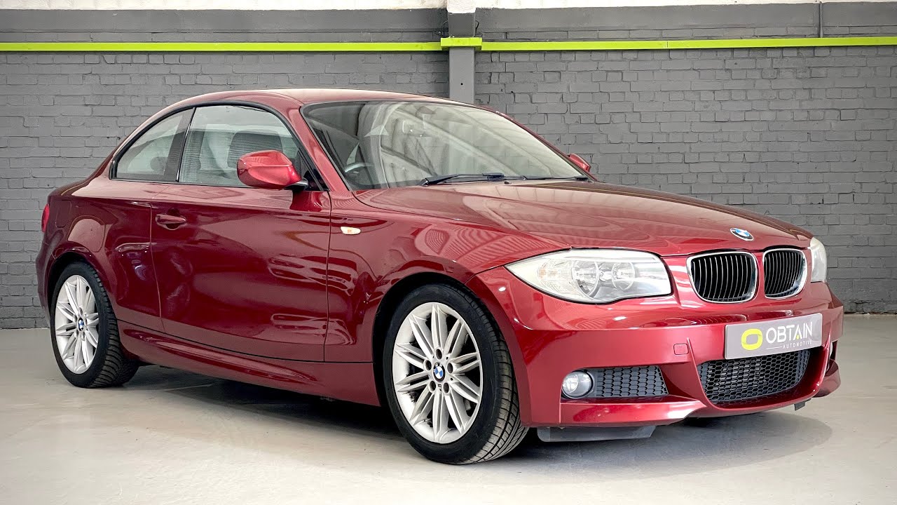 2012 BMW e82 120d M Sport Vermillion Red Walk Around Overview - YouTube