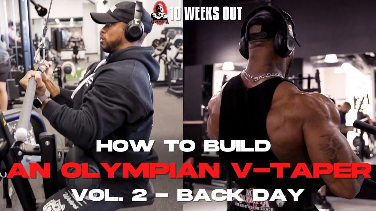How To Build An Olympian V-Taper Vol.2 Back Day 🌊 - YouTube