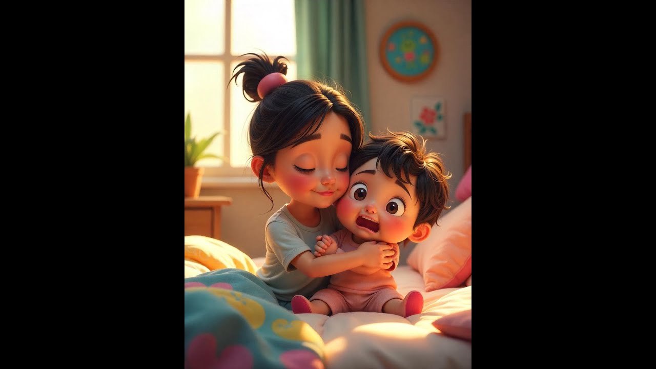 🌙 Bad Dream Song 🎶 | Comforting Lullaby for Kids | Rhymy TV Nursery ...