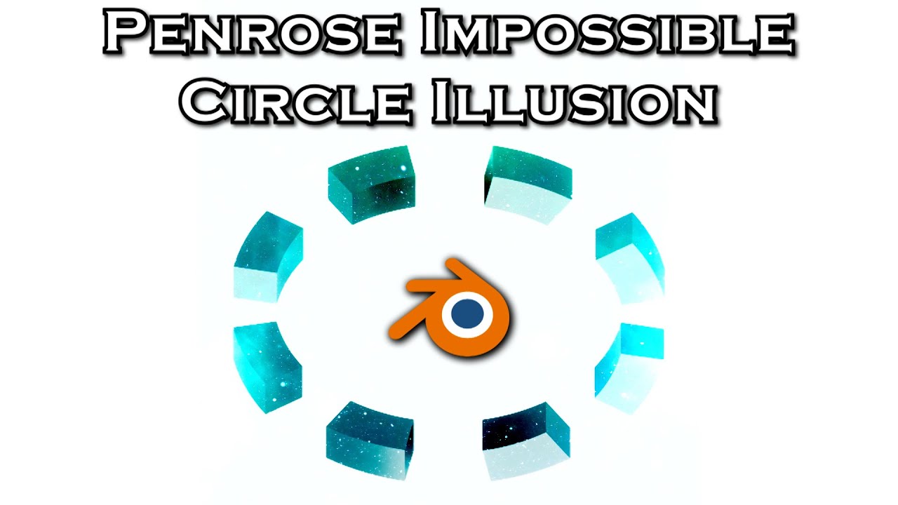 Minimal Impossible Optical Illusion - Blender Tutorial - YouTube