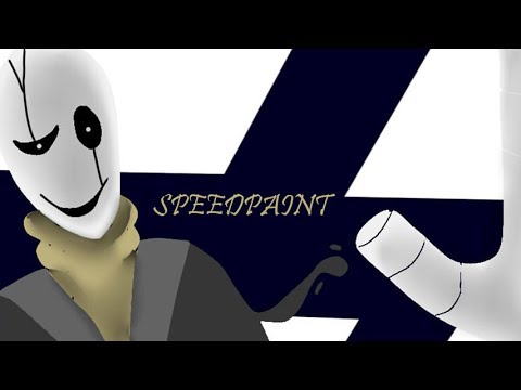 ECHO SANS VS GASTER - SPEEDPAINT - YouTube