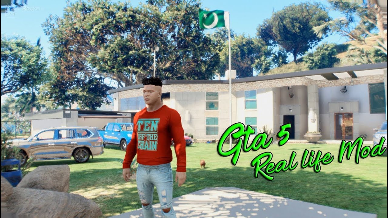 GTA 5 | REAL LIFE MOD #1😍 | MILLIONAIRE LIFE STYLE 😎 | HOLLYWOOD HOUSE ...