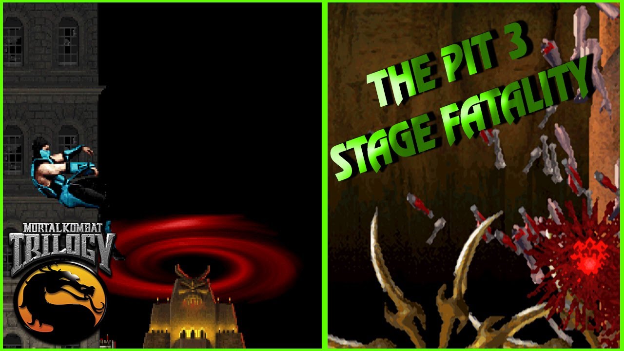 Mortal Kombat Trilogy: "The Pit 3" STAGE FATALITY (Todos los Personajes ...