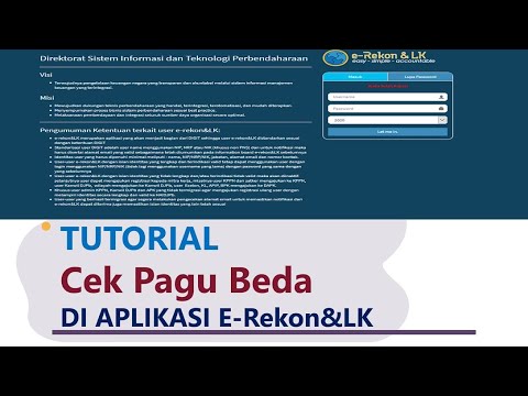 CARA MENGECEK "PAGU DIPA" BEDA DI APLIKASI E-REKON&LK - YouTube