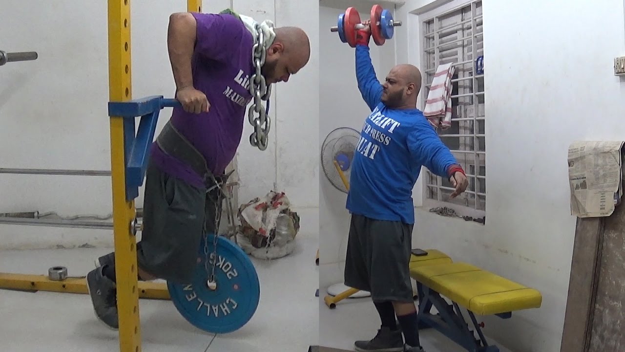 Anderson Front Squats, Chained Dips, Unilateral OHP, Overhead Press ...