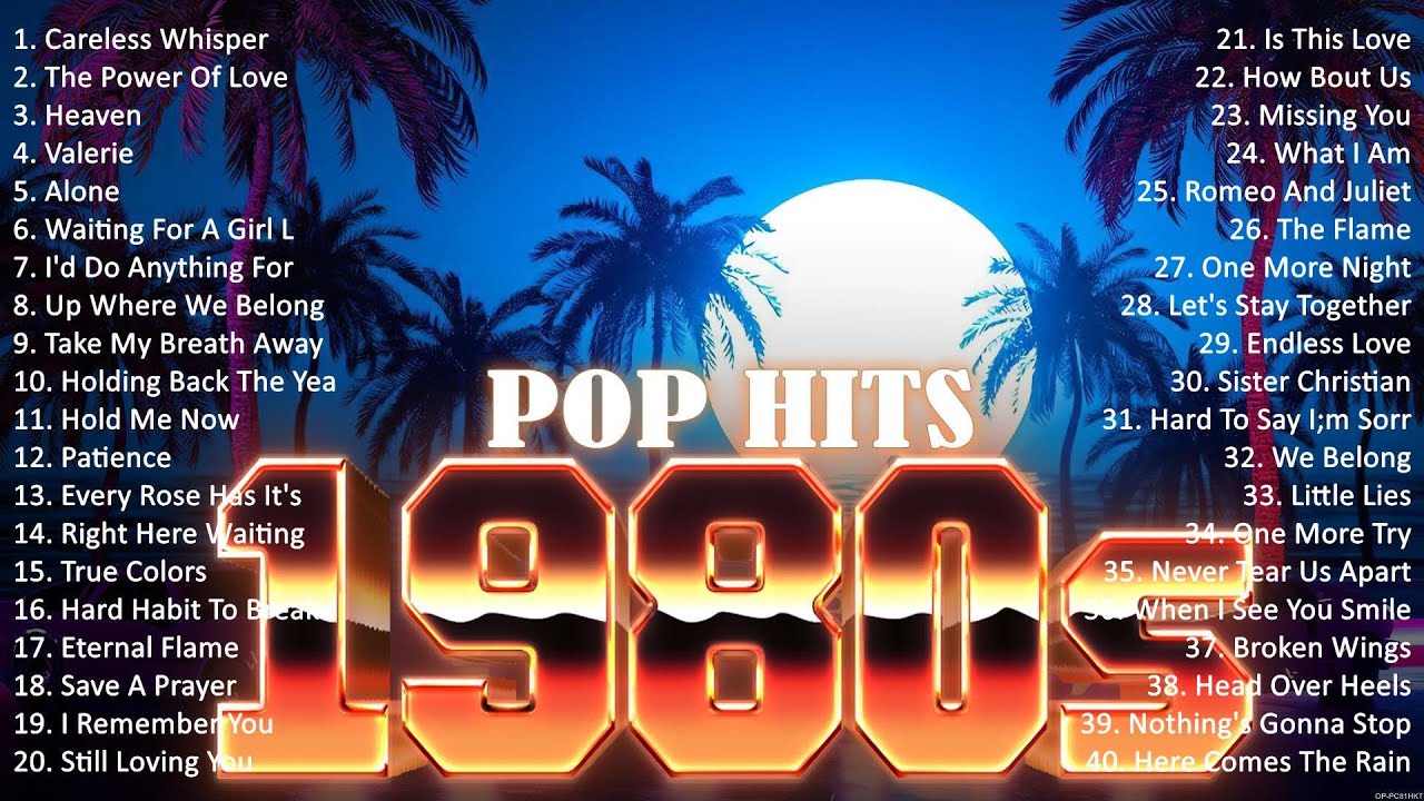 Most Popular Song In The 80s ~ 1980s Music Hits ~ The Best Album Hits ...