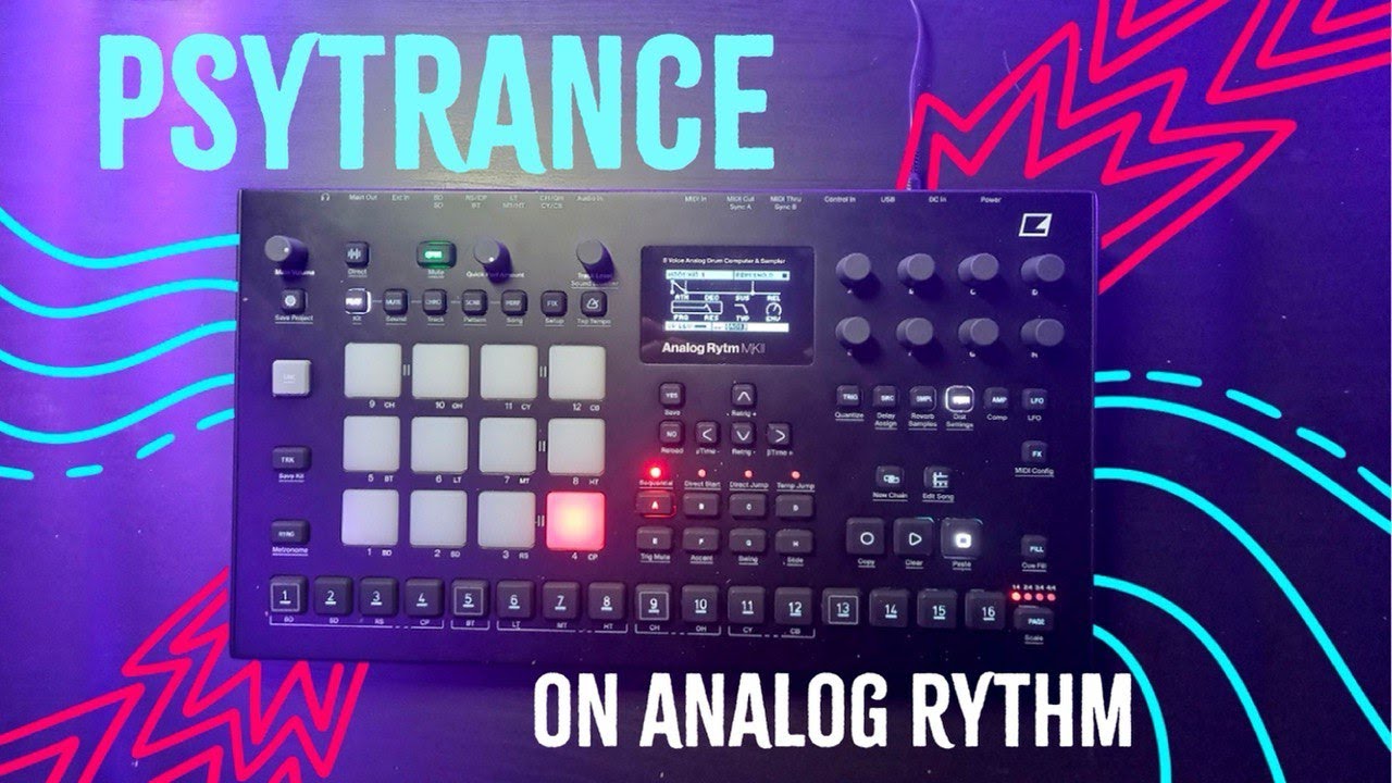 PSYTRANCE 👽 ALIEN SOUNDS in 5 minutes // Elektron Analog Rytm Tutorial ...