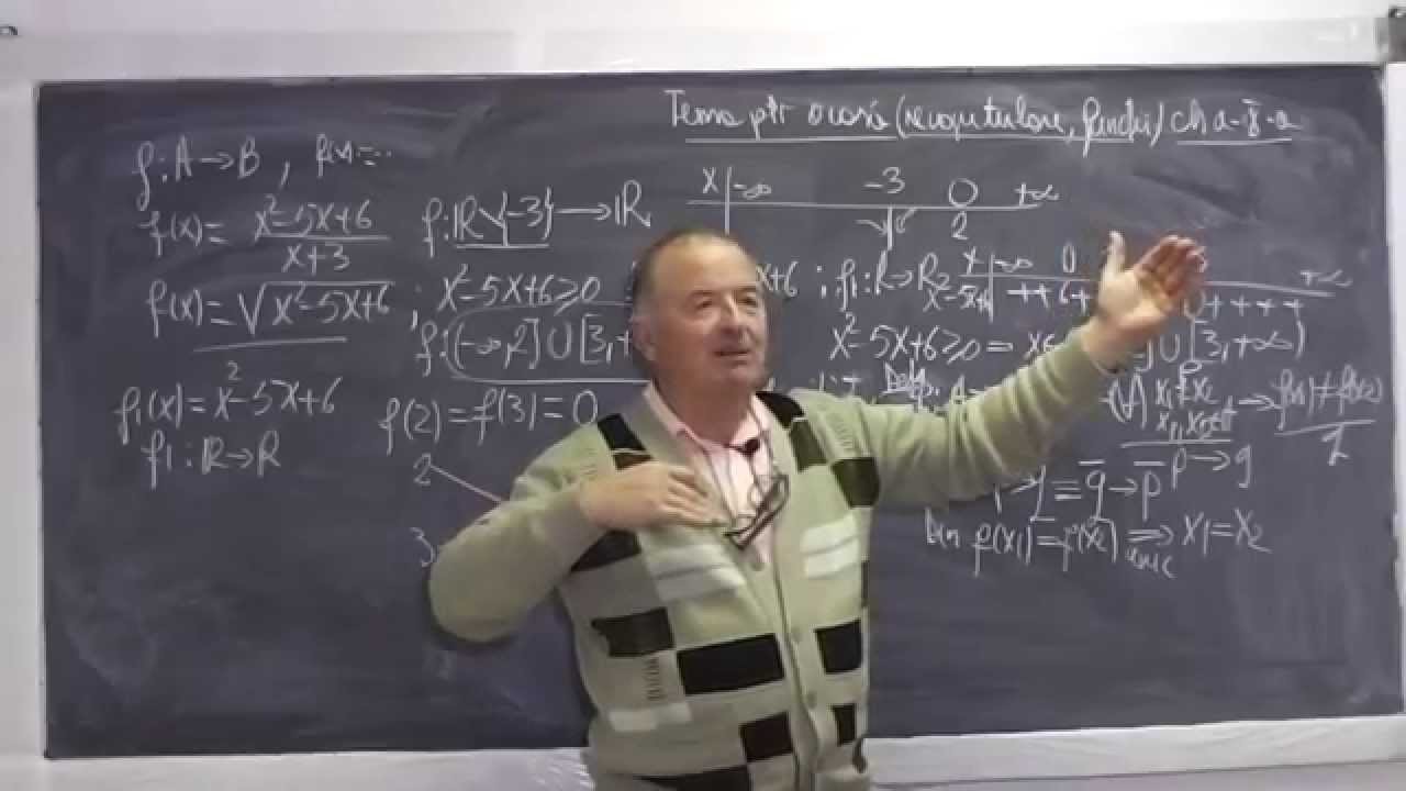 1/2 Lectia 714 - Functii Surjective Injective Bijective Inversabile ...