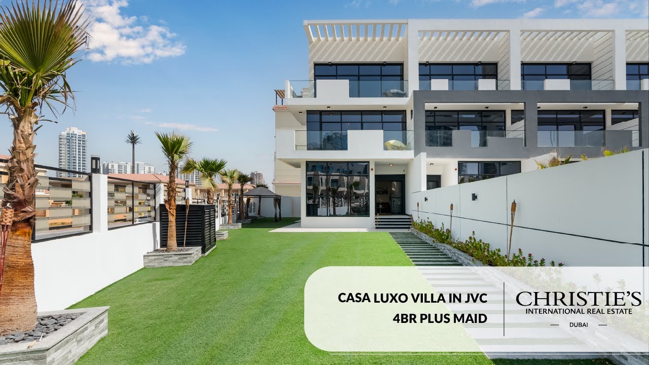 Casa Luxo villa in JVC | 4br plus maid - YouTube