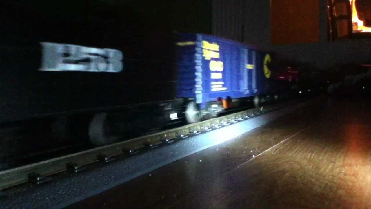 Union Pacific 1253 in dark .MOV - YouTube