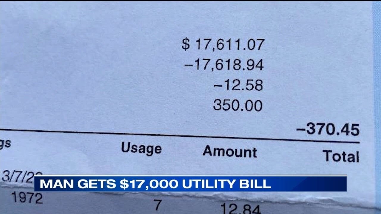Memphis man gets $17,000 utilities bill - YouTube