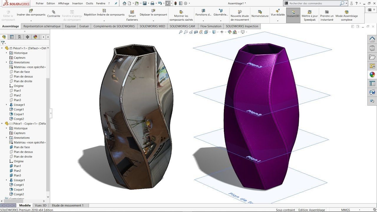 Solidworks Tutorial 28 : Vase - YouTube