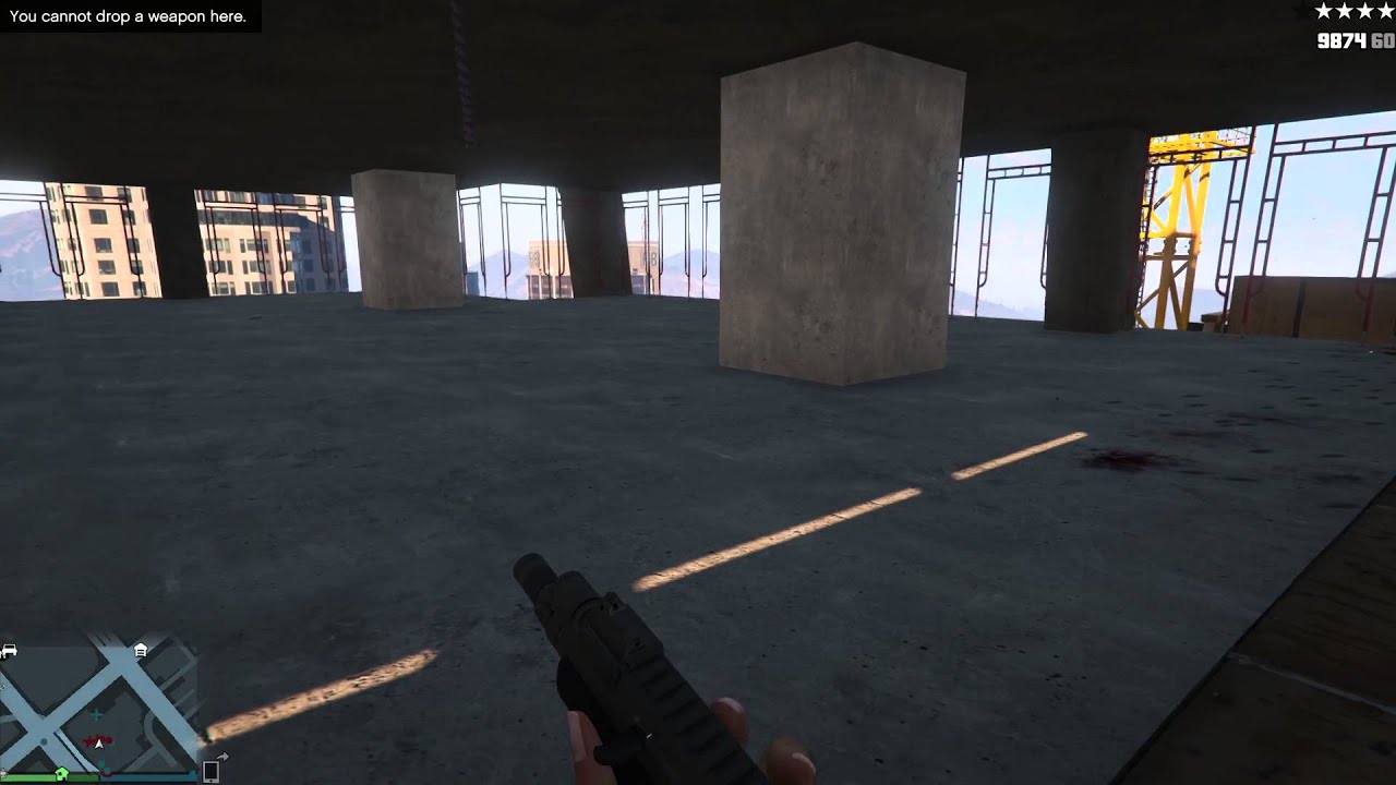 GTA Online (PC): N.O.O.S.E. rappel ropes drop through construction ...