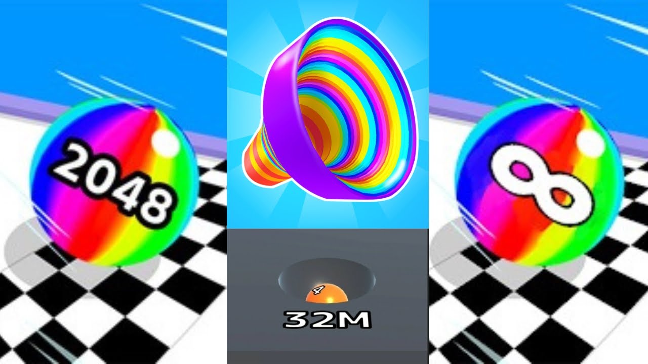 2048 | Ball Run 2048 vs Level Up Circles! vs Ball Run Infinity # ...