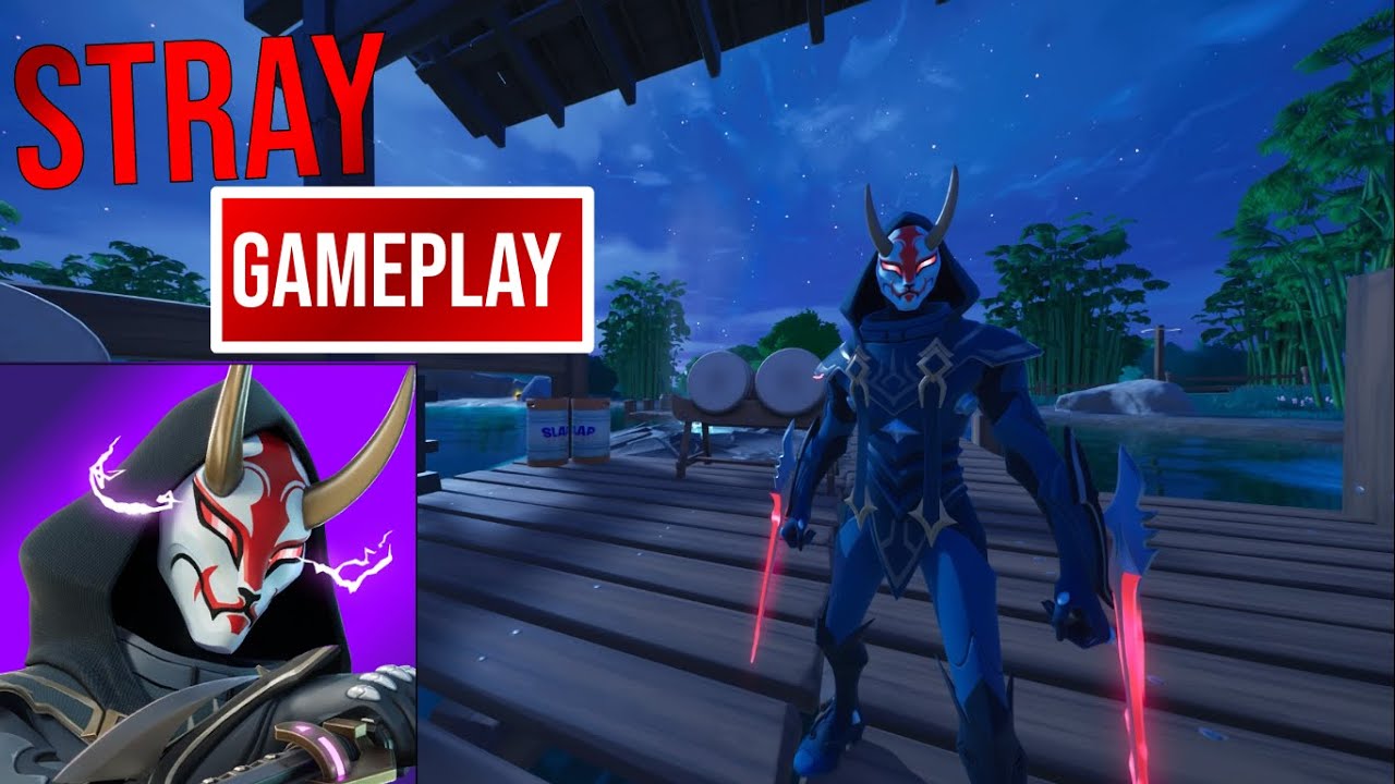 Stray Skin Gameplay (Fortnite Battle Royale) - YouTube