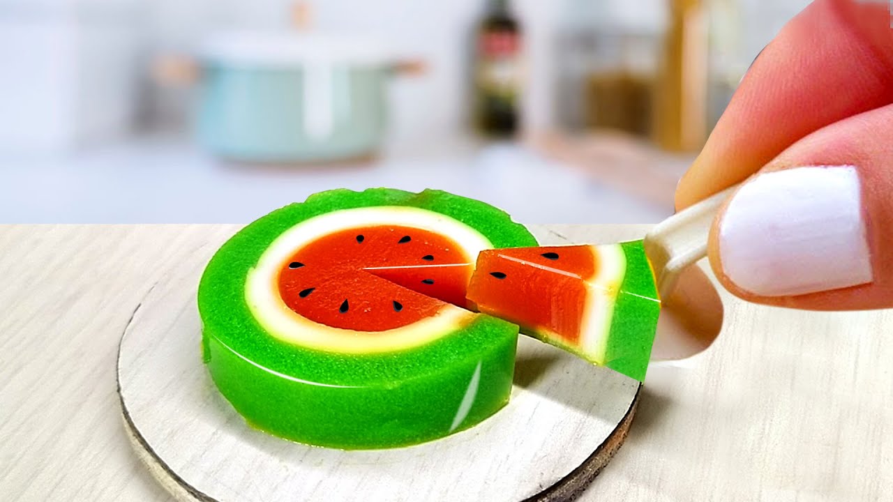 🍉 Fresh Miniature Watermelon Mousse Recipe For Summer | Awesome ...
