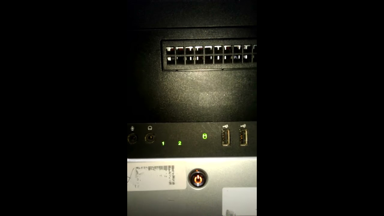 Dell Precision T3500 Problem Boot Code Light 1 2 YouTube