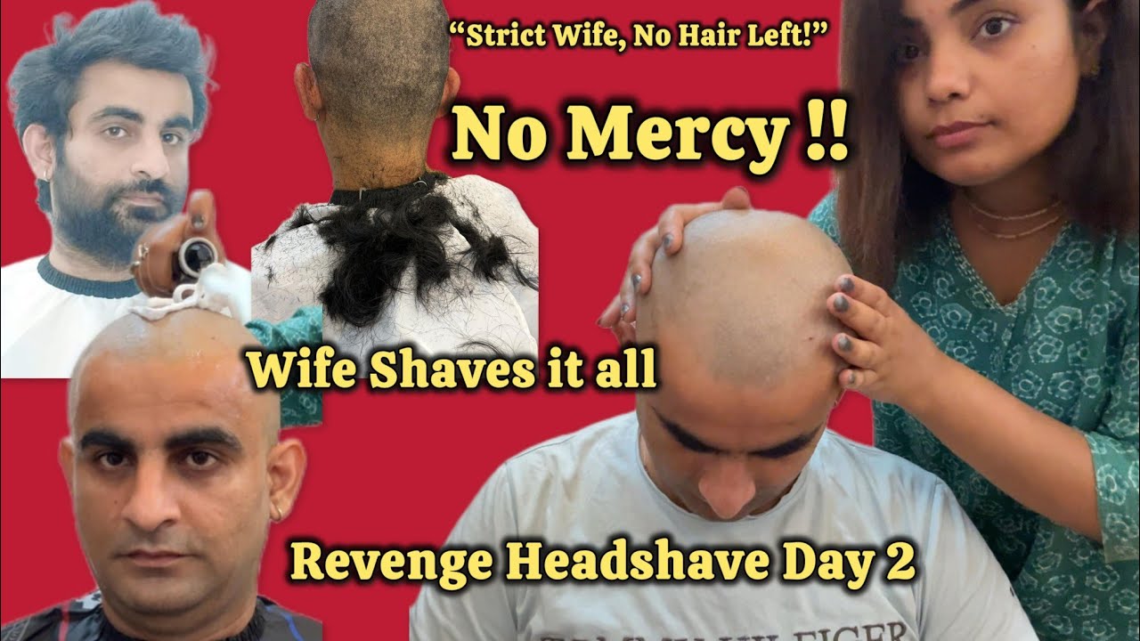 Still Not Done🪒 His Punishment Headshave Continues💈🪒 No Mercy: His ...