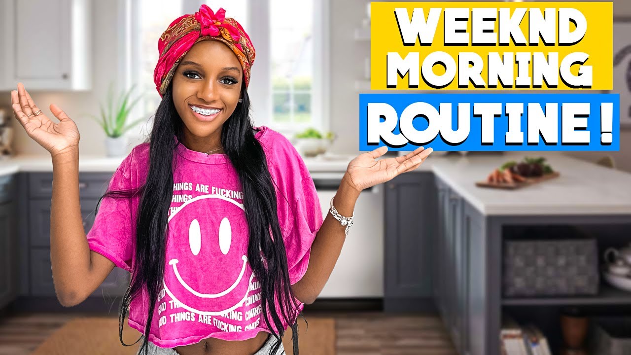 My Weekend MORNING ROUTINE.. Now That Im Back In School - YouTube