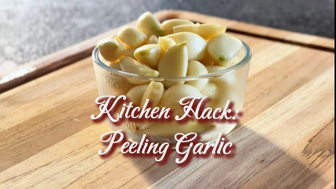The Garlic Peeling Hack you Didn’t Know You Needed! - YouTube