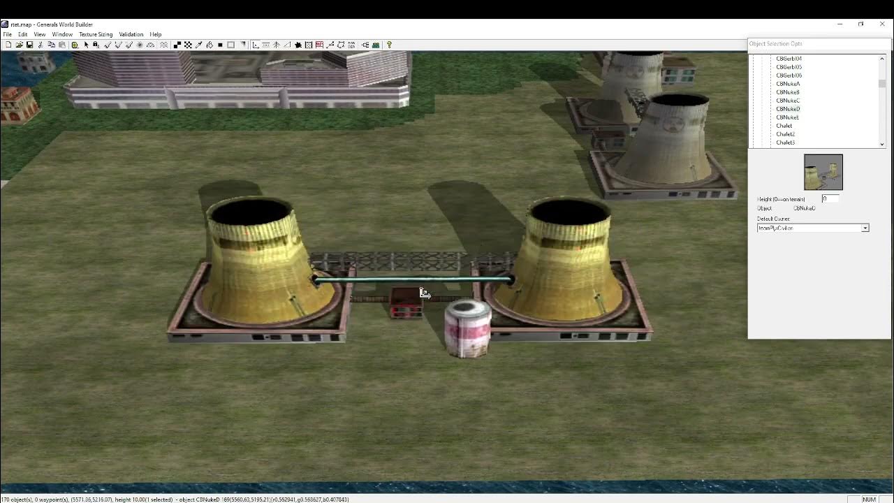 Part 2 Command And Conquer Generals Zero Hour How To Make WorldBuilder Tutorial Map - YouTube
