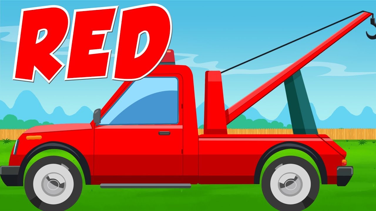 Red Tow Truck Clipart