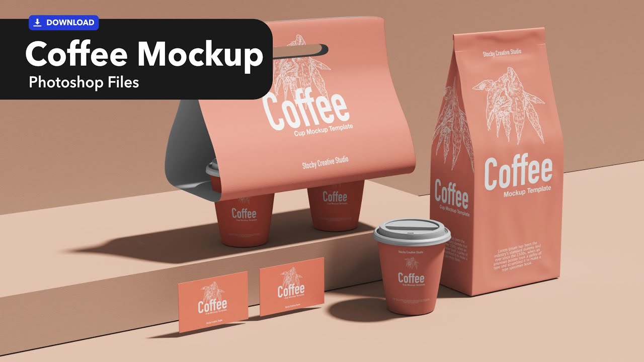 Coffee Mockup Templates - Coffee Packaging Mockup Download - How to ...