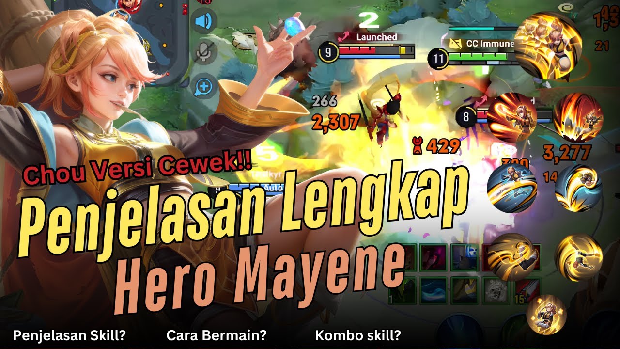 Hero Ini Mirip Chou? Berikut Penjelasan Lengkap Skill Hero Mayene ...