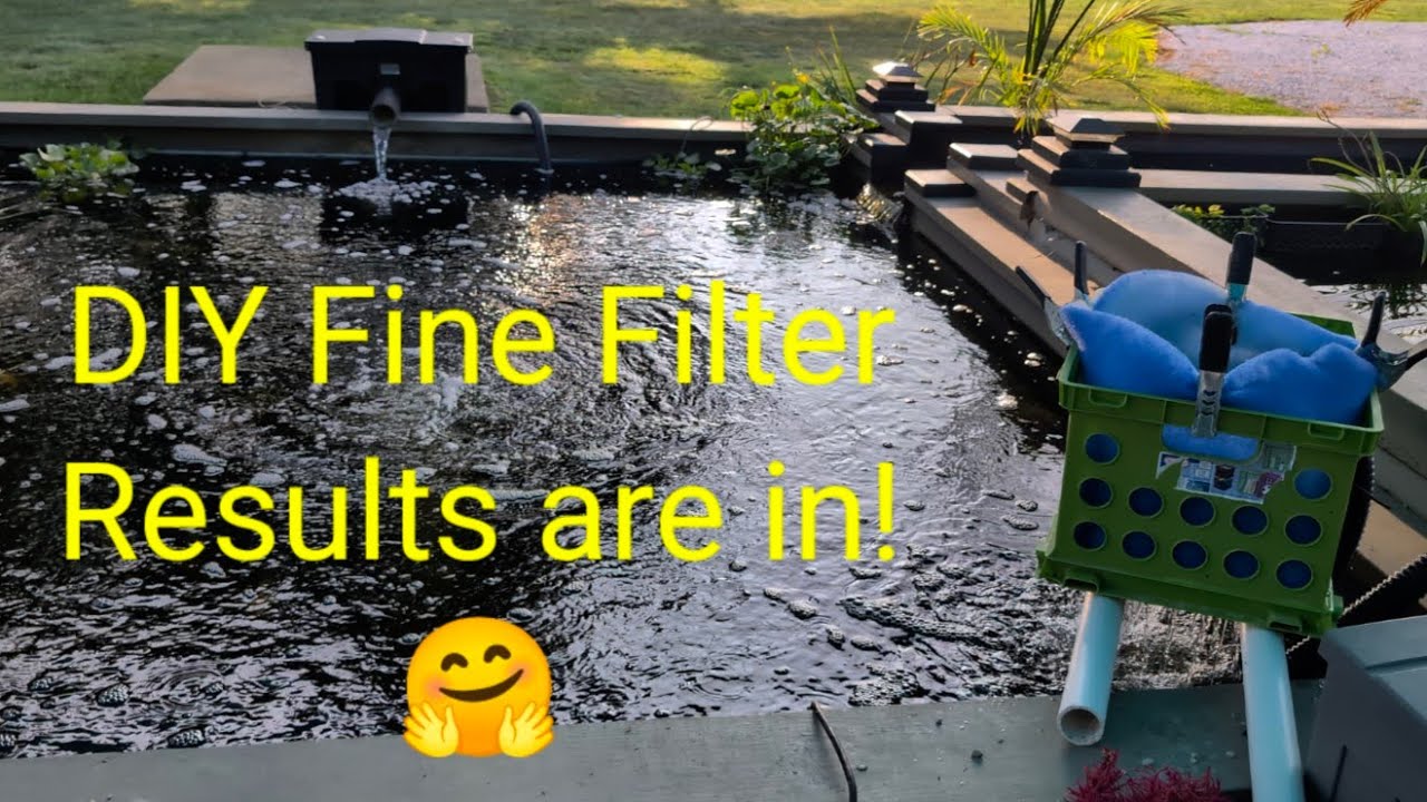 Diy Cheap Fine Filter Results Youtube
