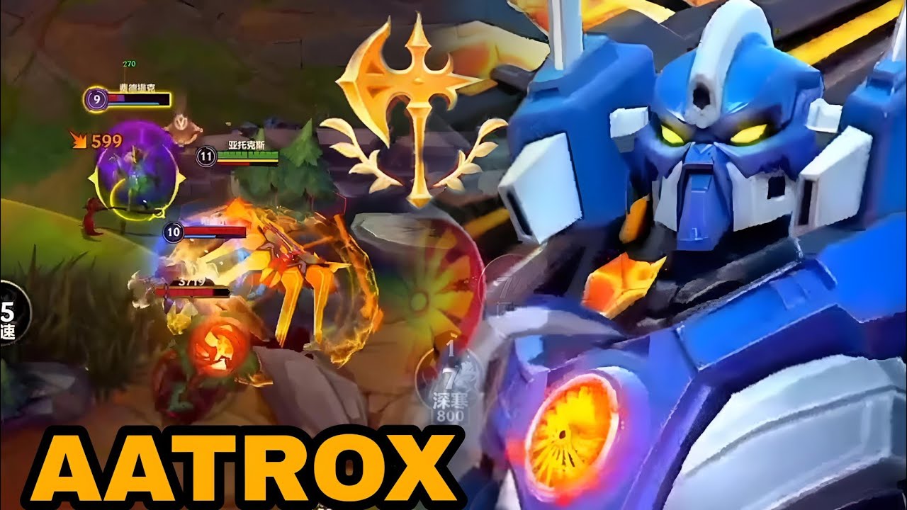 LEAGUE OF LEGENDS WILD RIFT | AATROX JUNGLE GAMEPLAY IN CHINA SERVER ...