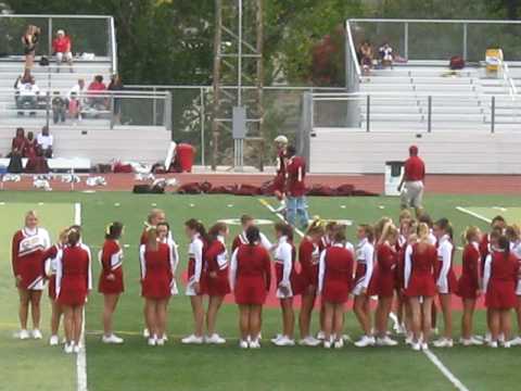 Calaveras High School Half Time Routine (First Game) - YouTube