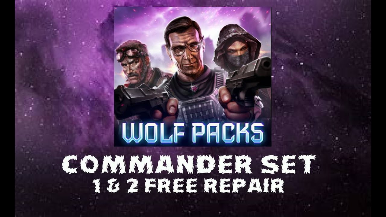 War Commander - Operation Wolf Packs - Commander Set - Free Repair ...