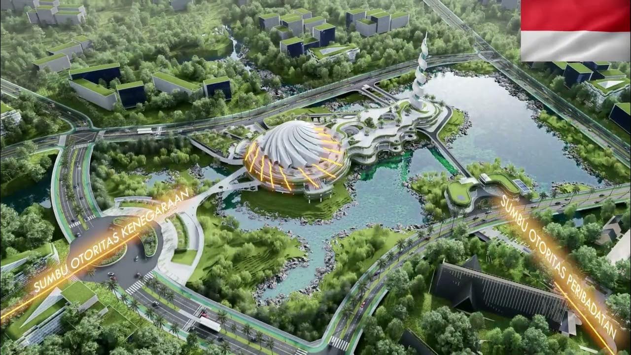 Design Masjid IKN Final, terinspirasi dari Sorban - YouTube