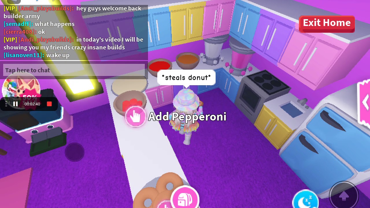 My friend has crazy insane builds I didn't know adopt! Roblox adopt me ...