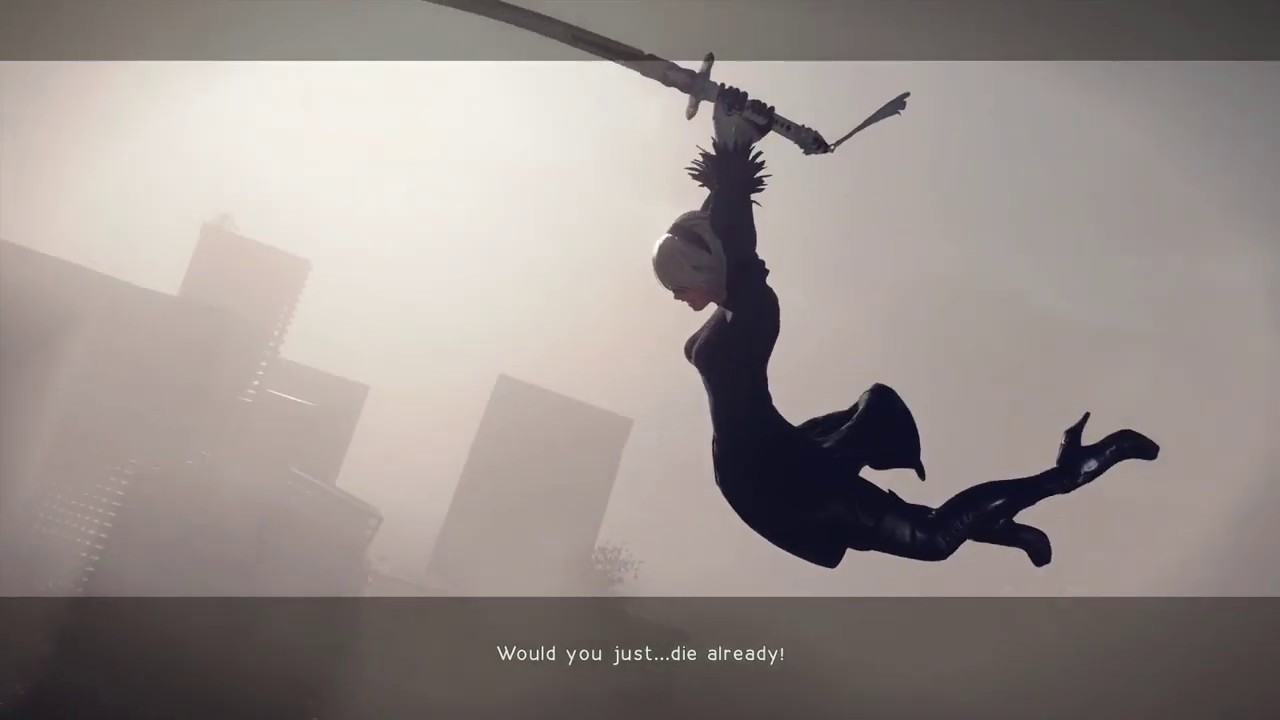 Nier Automata - All Cutscenes - YouTube