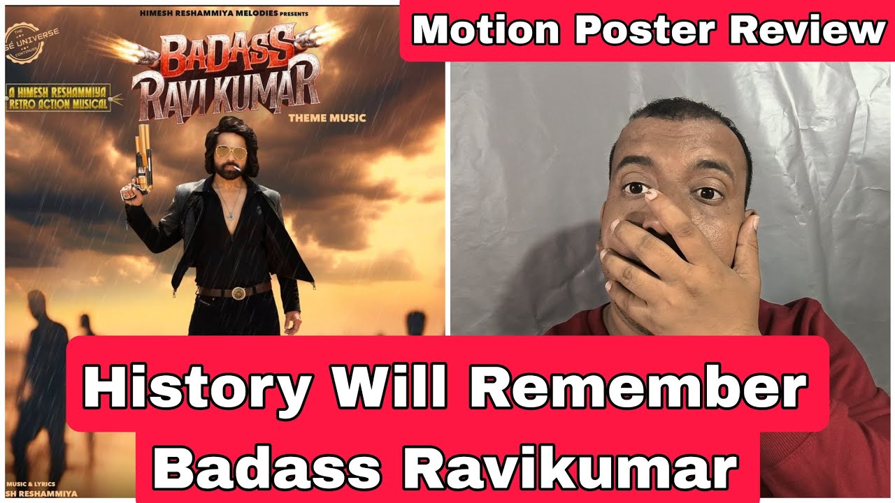 Badass Ravikumar Motion Poster Review By Surya Featuring Himesh Reshamiya - YouTube