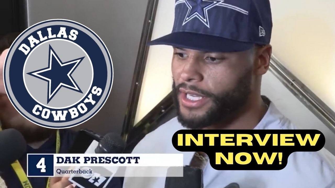 🚨🚩💪DAK PRESCOTT IN INTERVIEW NOW! #DALLASCOWBOYSNEWS #DALLASNEWS # ...