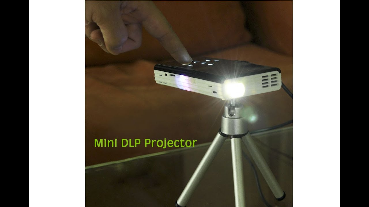 Mini Android DLP Projector with 120 Lumen Review - Chinavasion! - YouTube