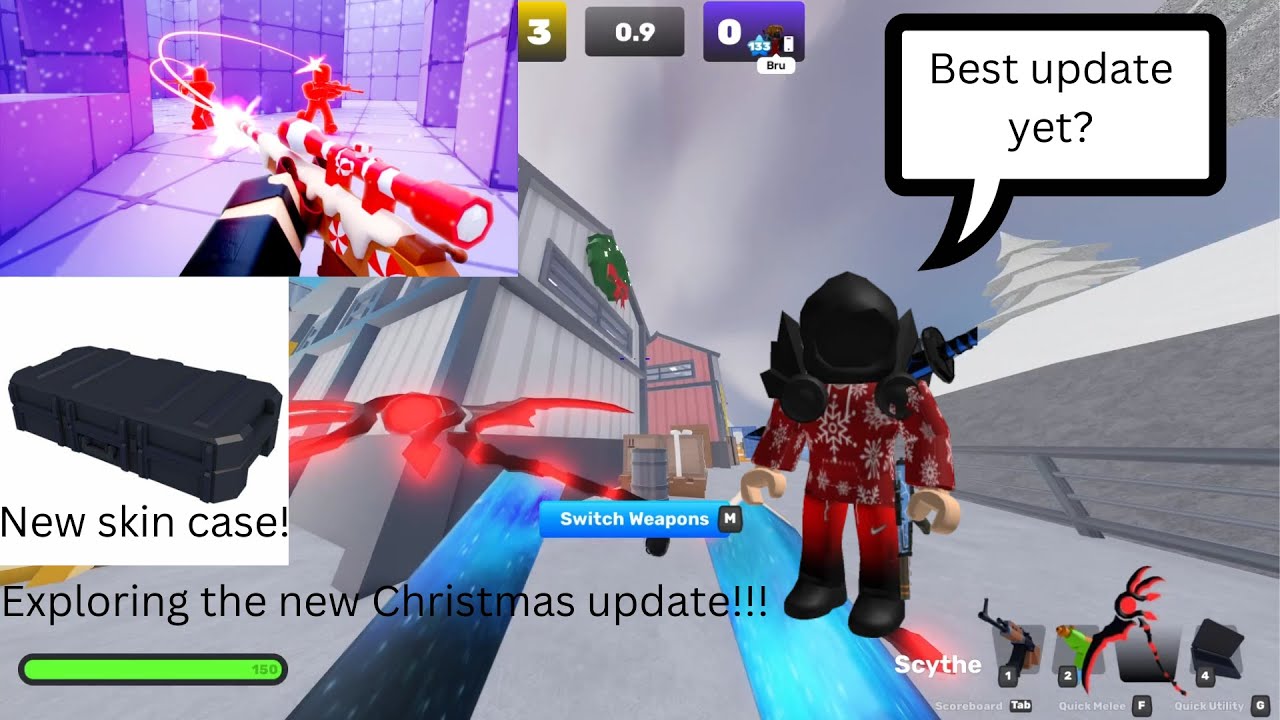 I played the new awesome Roblox Rivals Christmas update!!! - YouTube