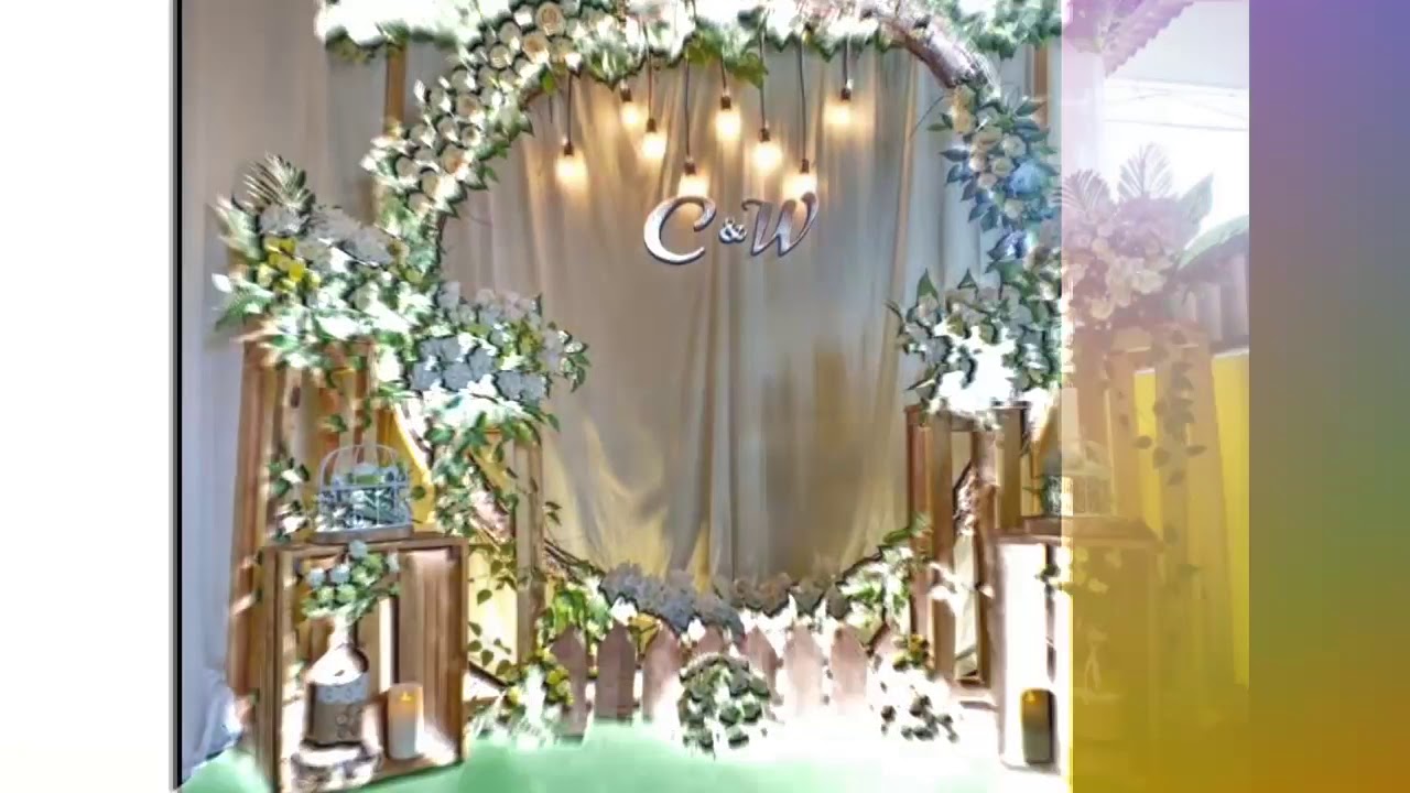 Backdrop akad nikah 2020 - YouTube