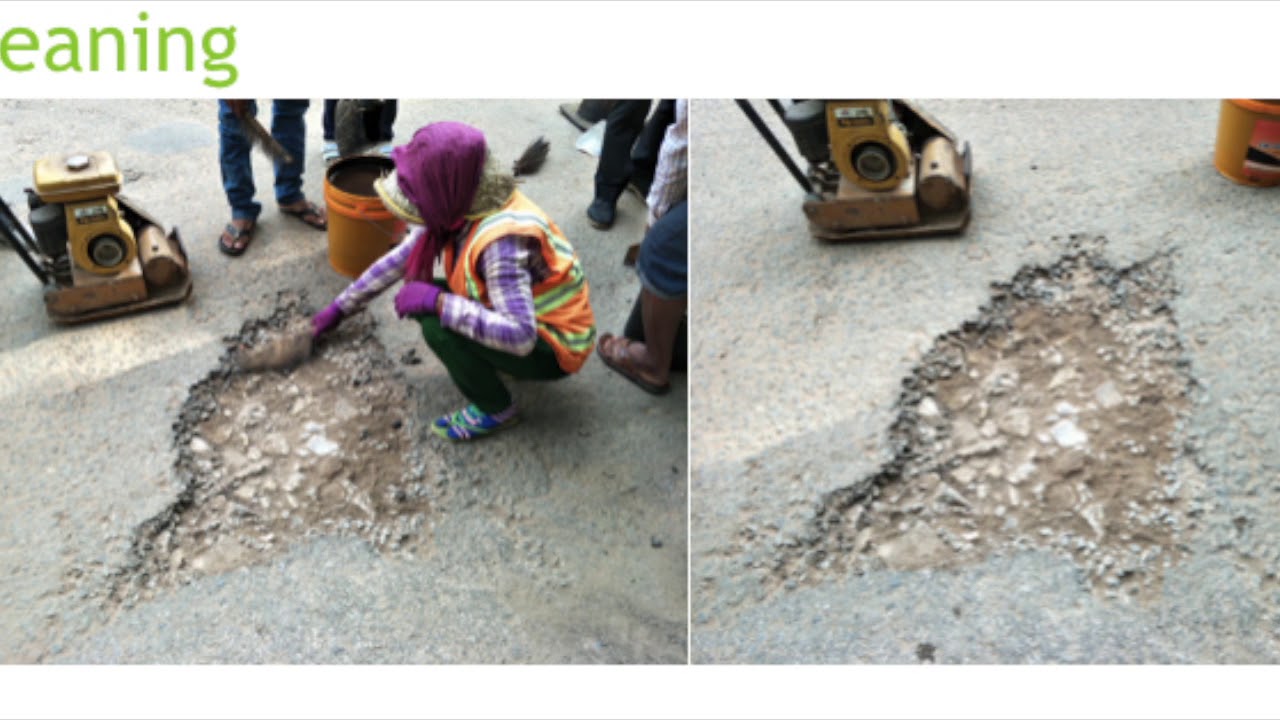 3 in 1 instant Coldmix Asphalt - YouTube