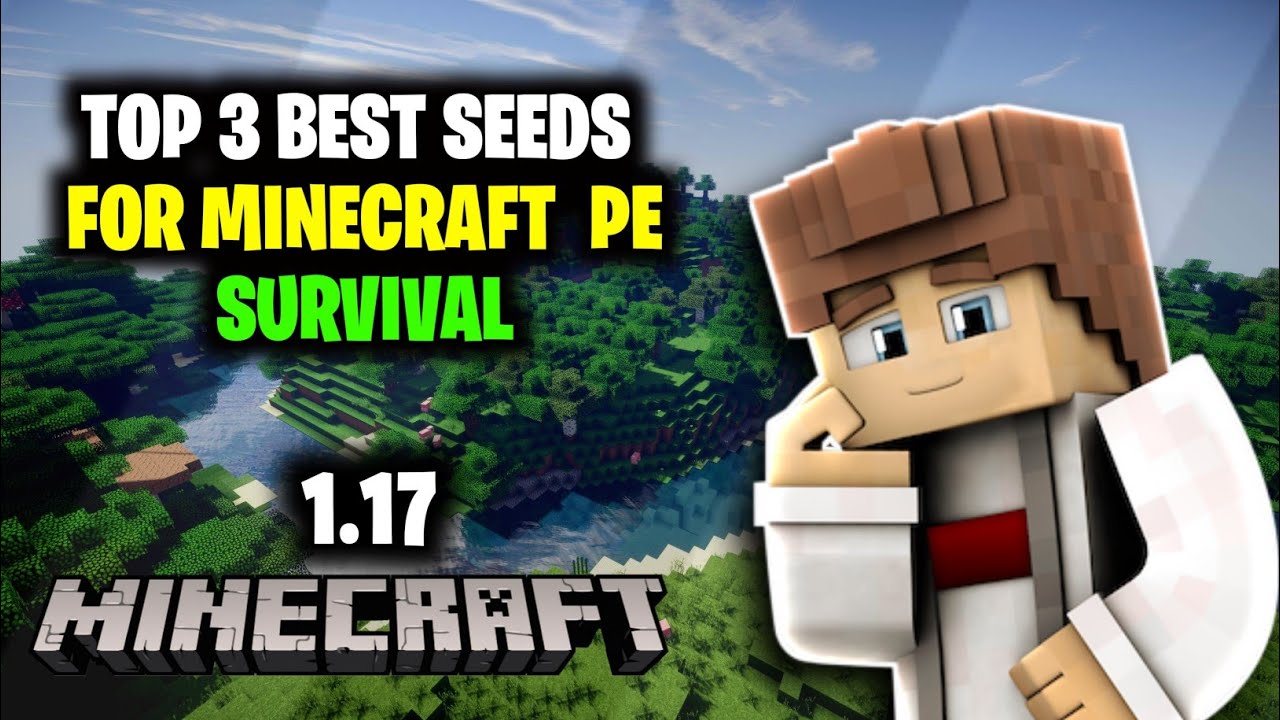 Top 3 seed For Minecraft PE 1.17 | Best Seed For Minecraft PE - YouTube