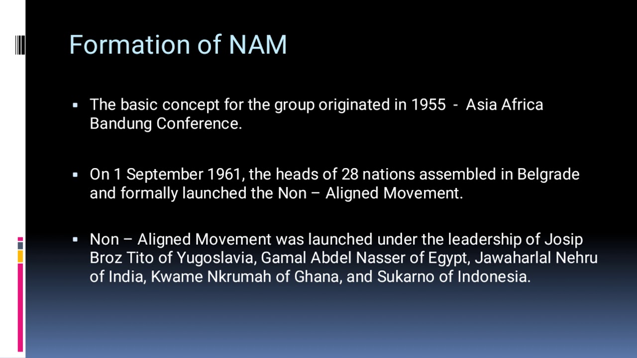 HIS _III _SEM VI_ History of India _India and NAM - YouTube