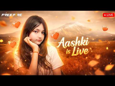 🔴FREE FIRE LIVE WITH AASHKI AND 1 VS 4 GUILD TEST😎 #classyff #fflive #nonstopgaming  #girlgamer