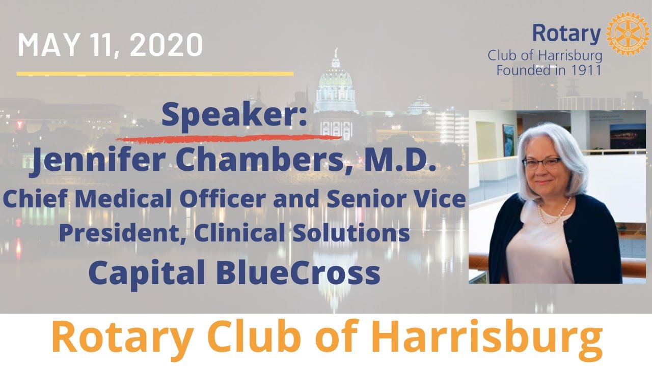 Rotary Meeting Featuring Dr. Jennifer Chambers - May 11, 2020 - YouTube