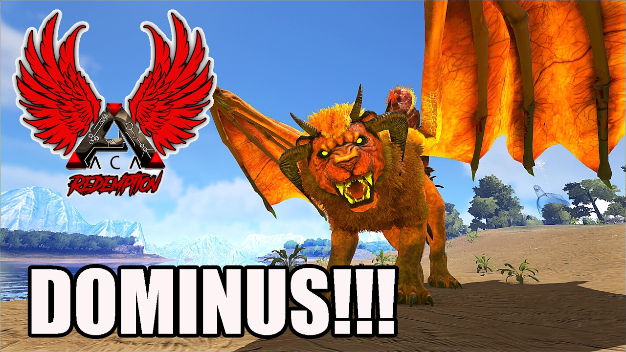 MANTICORE DOMINUS GIGANTE, QUE SUFOCO!!!! - ARK ACA REDEMPTION #06 - YouTube