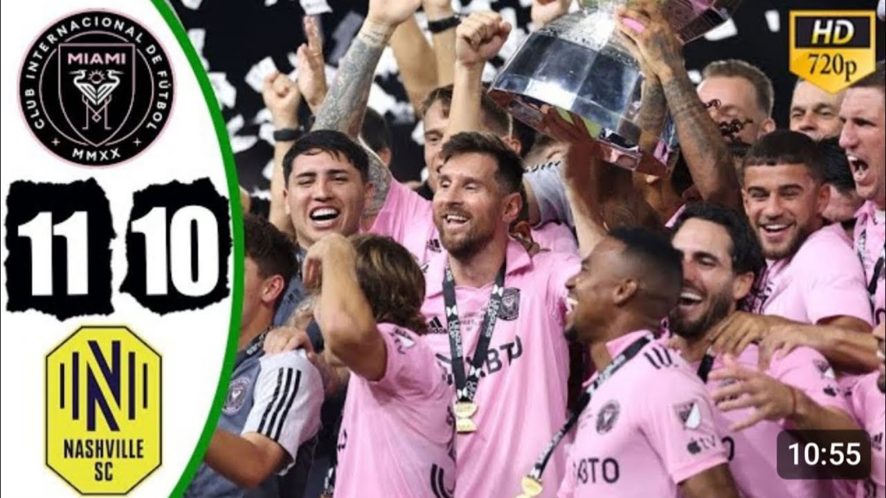 inter miami final match highlight match #leomessi #goll - YouTube