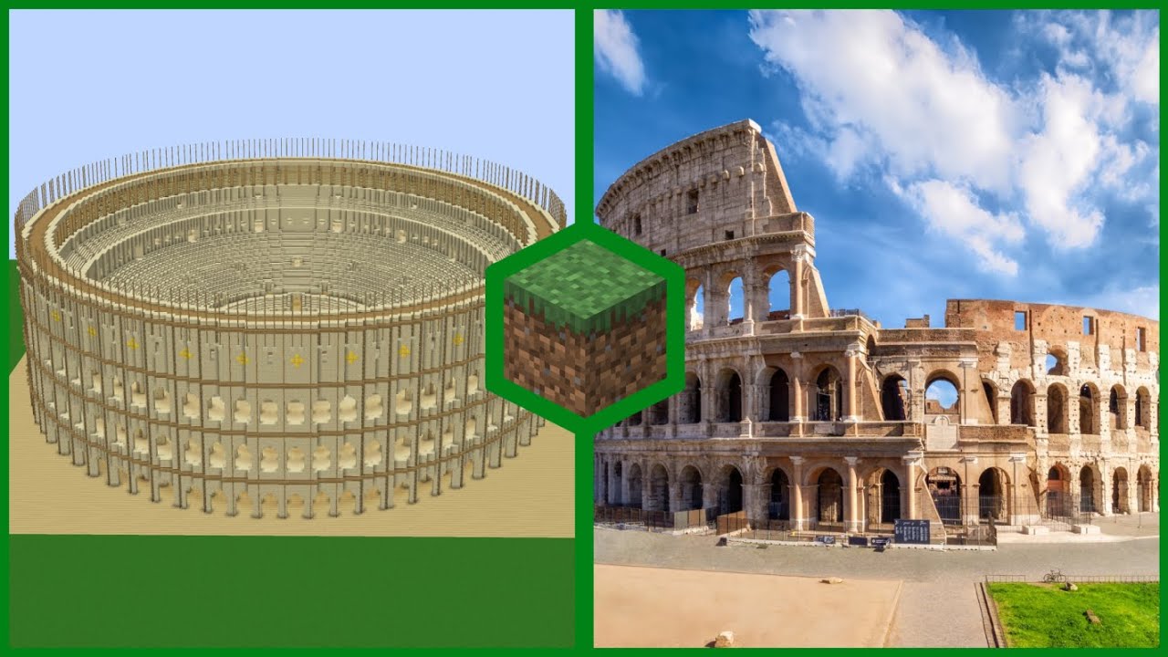 Colosseum 1:1 scale | 90 Second Builds #11 - YouTube
