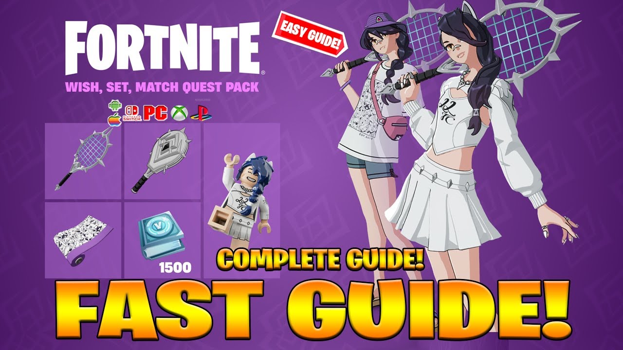 How To COMPLETE WISH SET MATCH QUESTS CHALLENGES In Fortnite! (Free ...